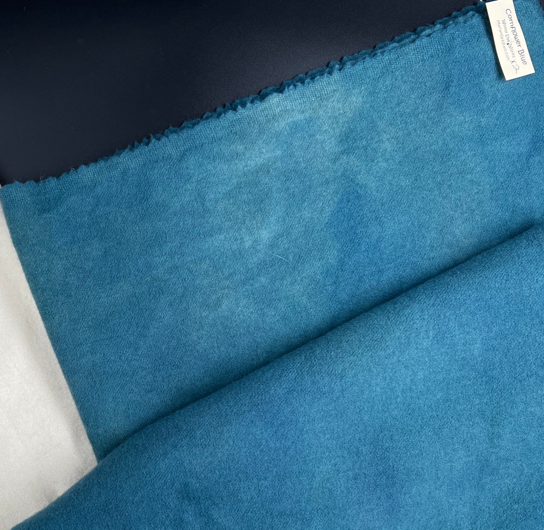 Dark Cornflower Blue, Rug Hooking Wool, Fat Quarter - Etsy