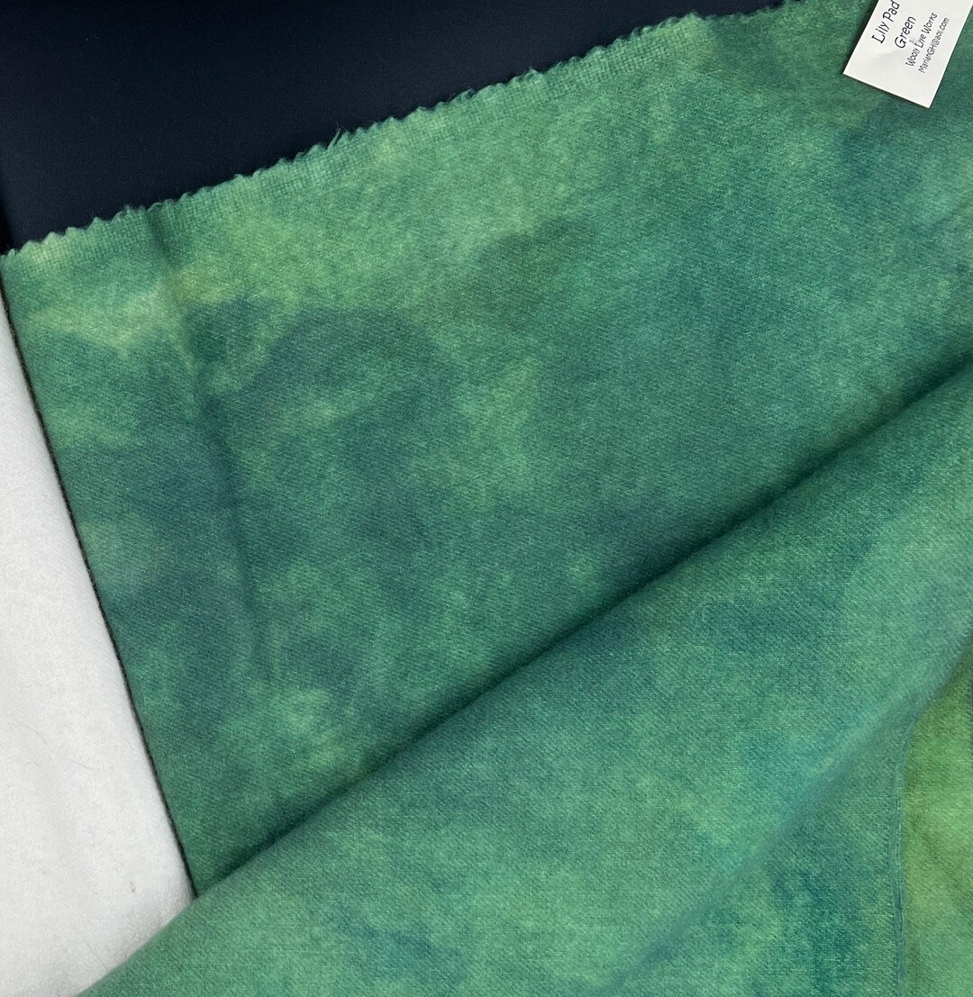 Lily Pad Green, Rug Hooking Wool, Fat Quarter - Etsy