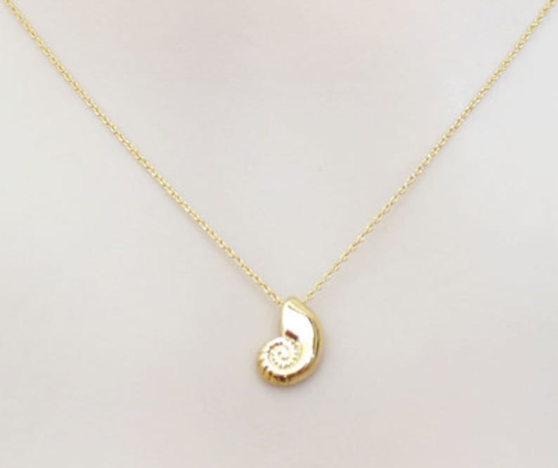 Gold Ariel Voice Necklace Shell Necklace Seashell Necklace - Etsy