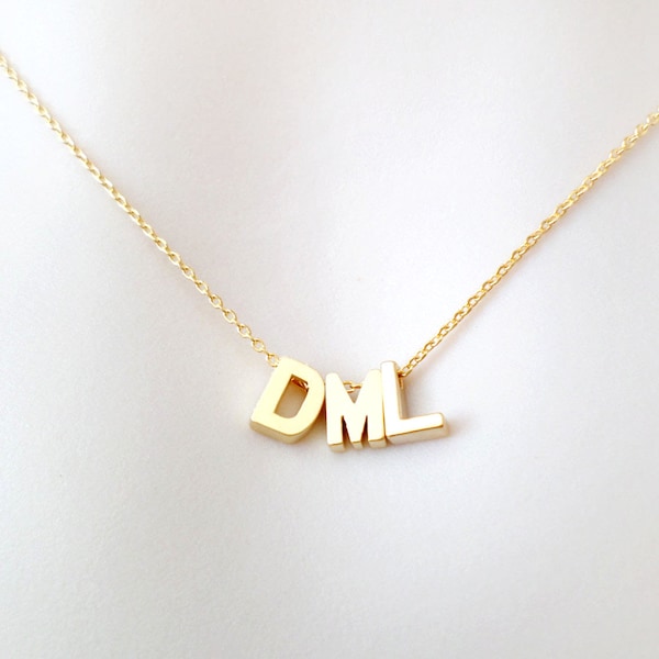 3 Letter Monogram - Etsy