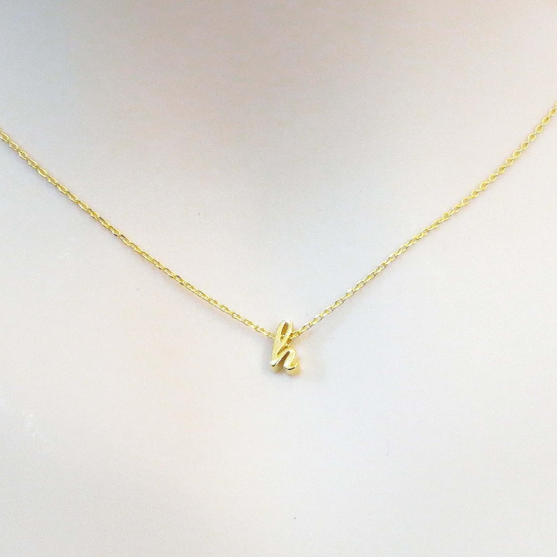 Cursive Necklace - Etsy