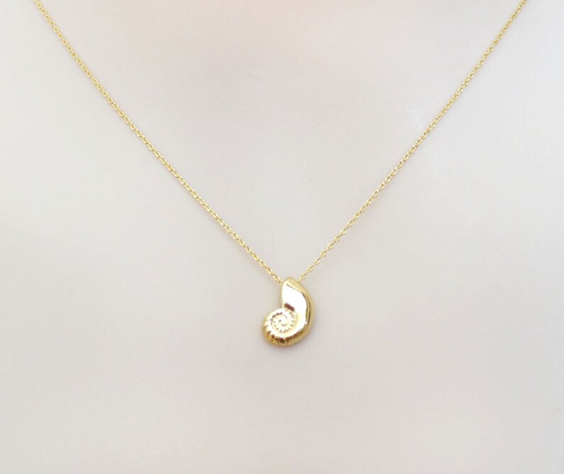 Gold Ariel Voice Necklace Shell Necklace Seashell Necklace - Etsy