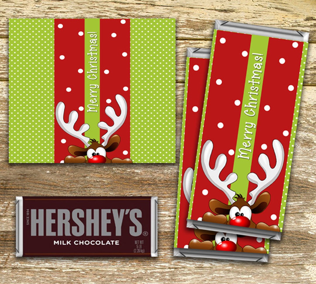 Christmas Candy Bar Wrapper, Christmas Teacher Gift, Christmas Favor ...