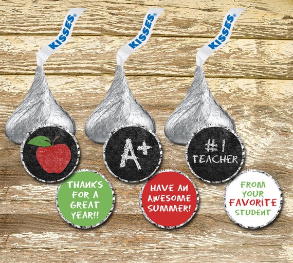 Hershey Kiss Sticker Teacher Appreciation Teacher Thank | Etsy