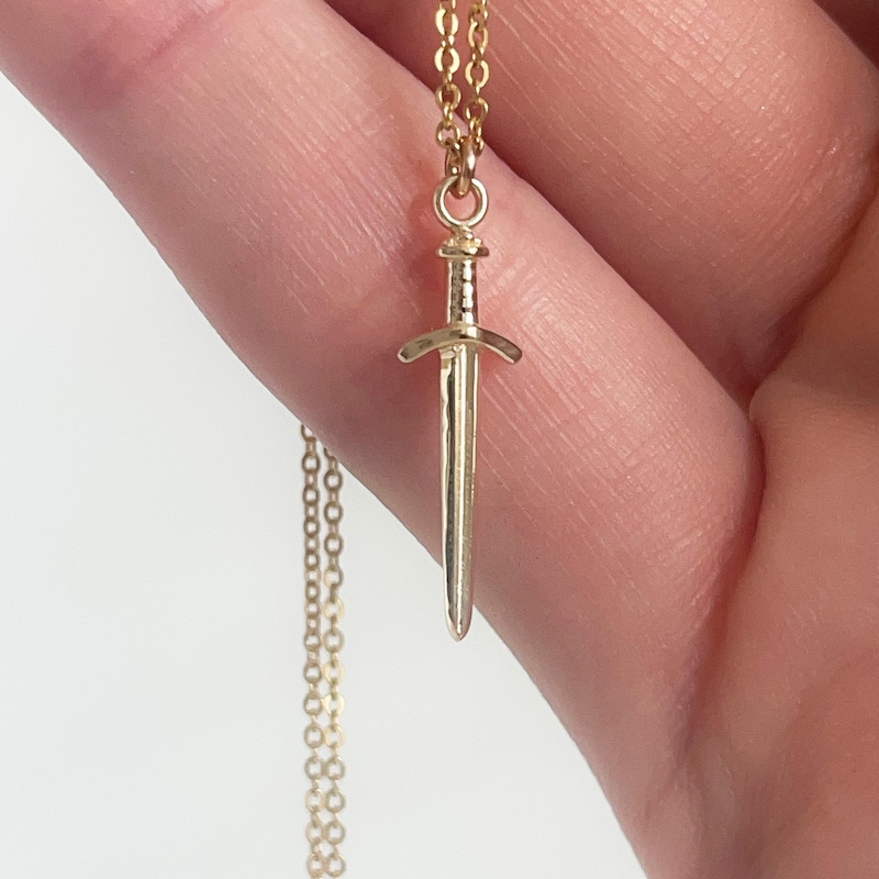 Feminine Sword Pendant - Etsy