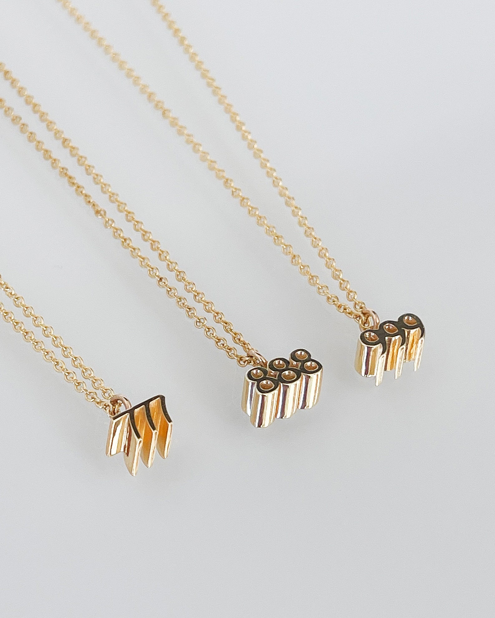 Angel Number Necklace • Feminine + Delicate Triple Numerology Pendants ...
