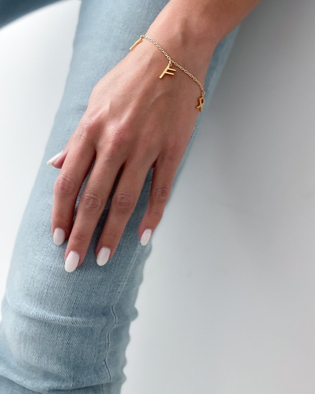 Viking Rune Charm Bracelet • Stack up to 5 Elder Futhark Runes ...