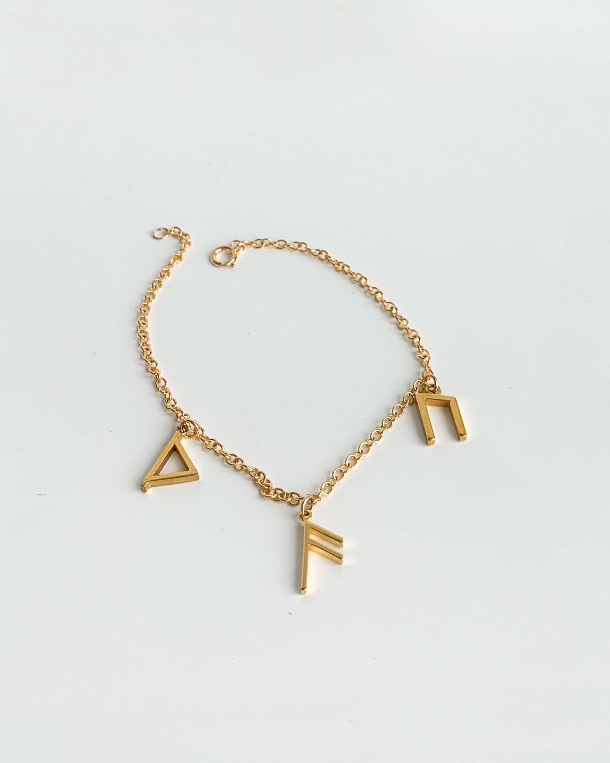 Viking Rune Charm Bracelet Stack up to 5 Elder Futhark Runes | Etsy