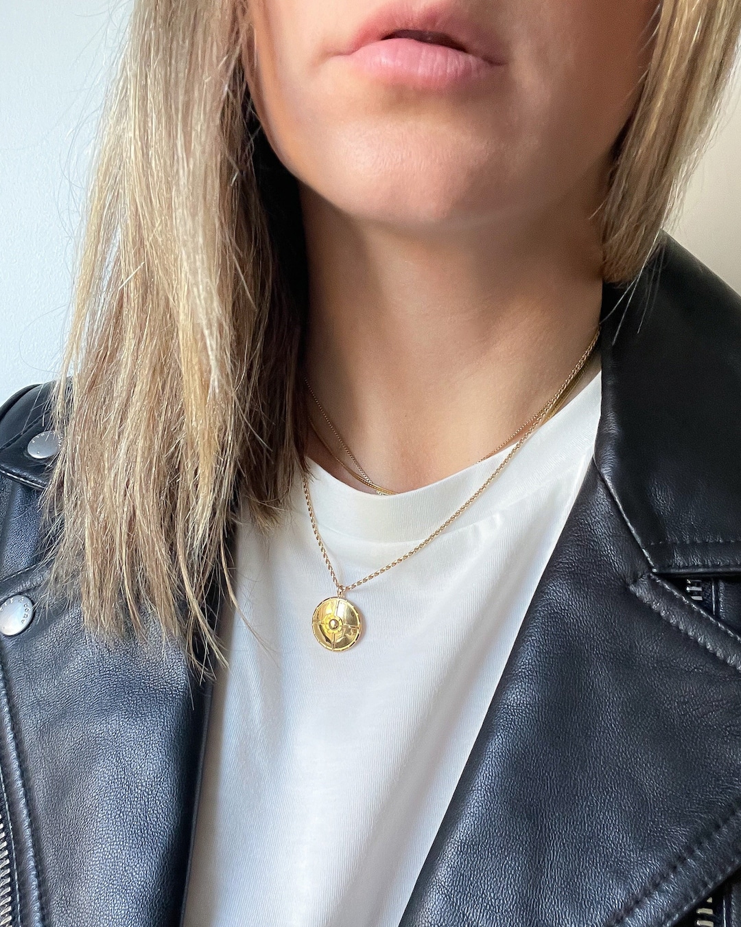 Lagertha Viking Shield Necklace • Feminine Shield Maiden 3D Pendant ...