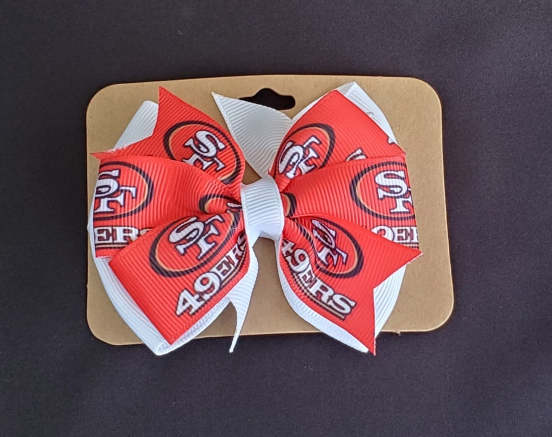 Inspired by San Francisco 49ers - Hair Bows - Etsy