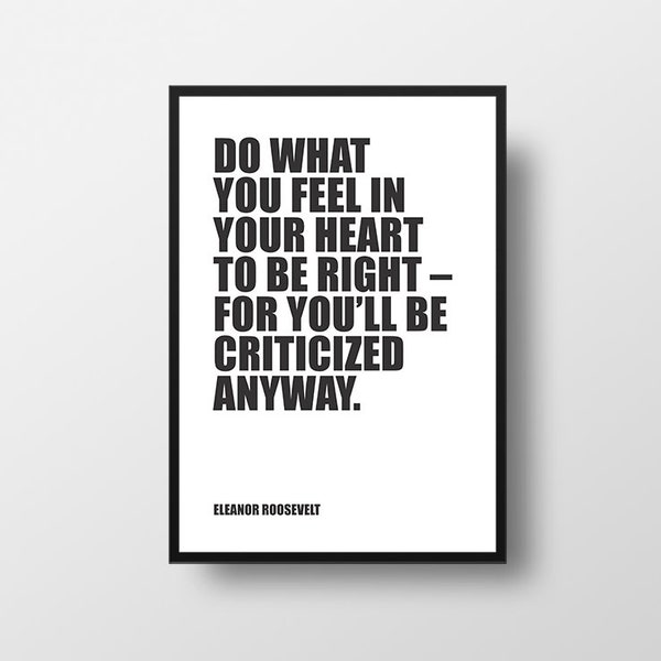Eleanor Roosevelt Quote - Etsy