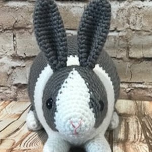 Crochet Dutch Rabbit Animal Toy Handmade Gift - Etsy