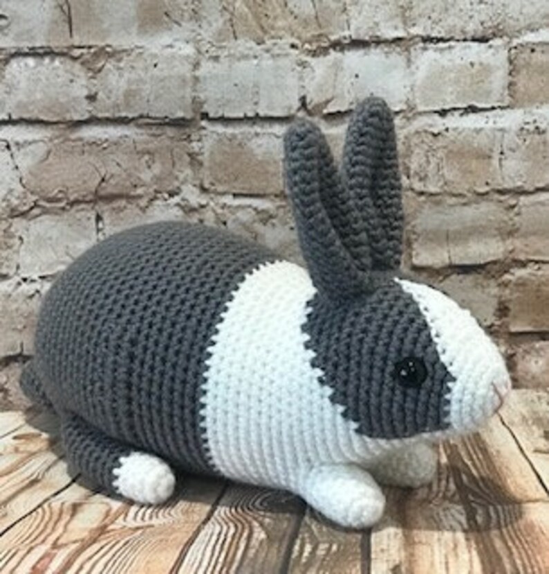 Crochet Dutch Rabbit Animal Toy Handmade Gift - Etsy