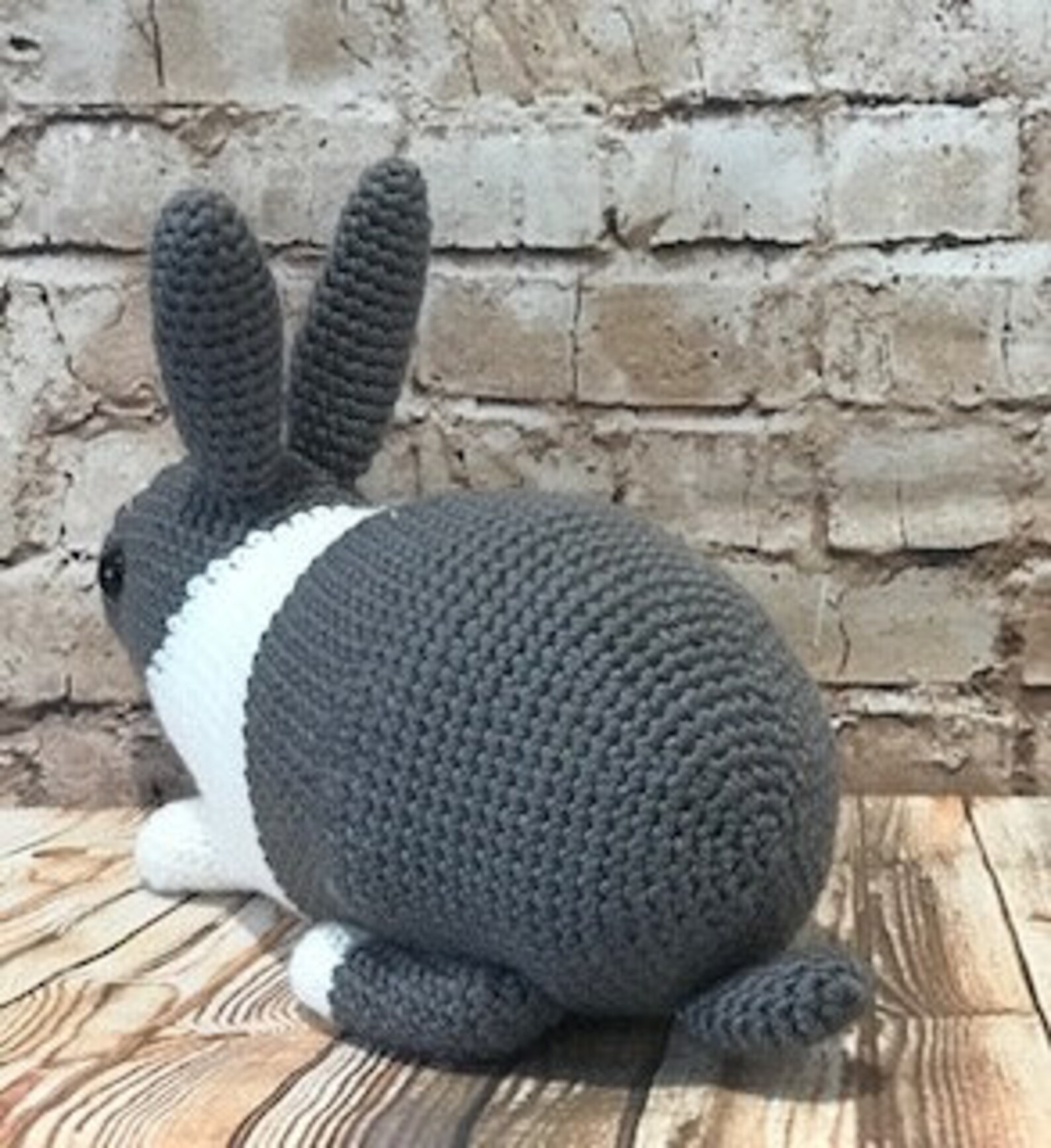 Crochet Dutch Rabbit Animal Toy Handmade Gift - Etsy