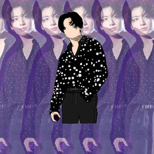 BTS Stickers | Jungkook | JK | Matte Sticker | Decals - Etsy