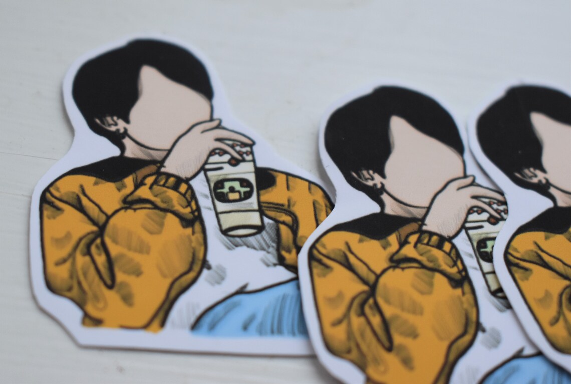 BTS Stickers | Jungkook | JK | Euphoria | Matte Stickers | Decals - Etsy