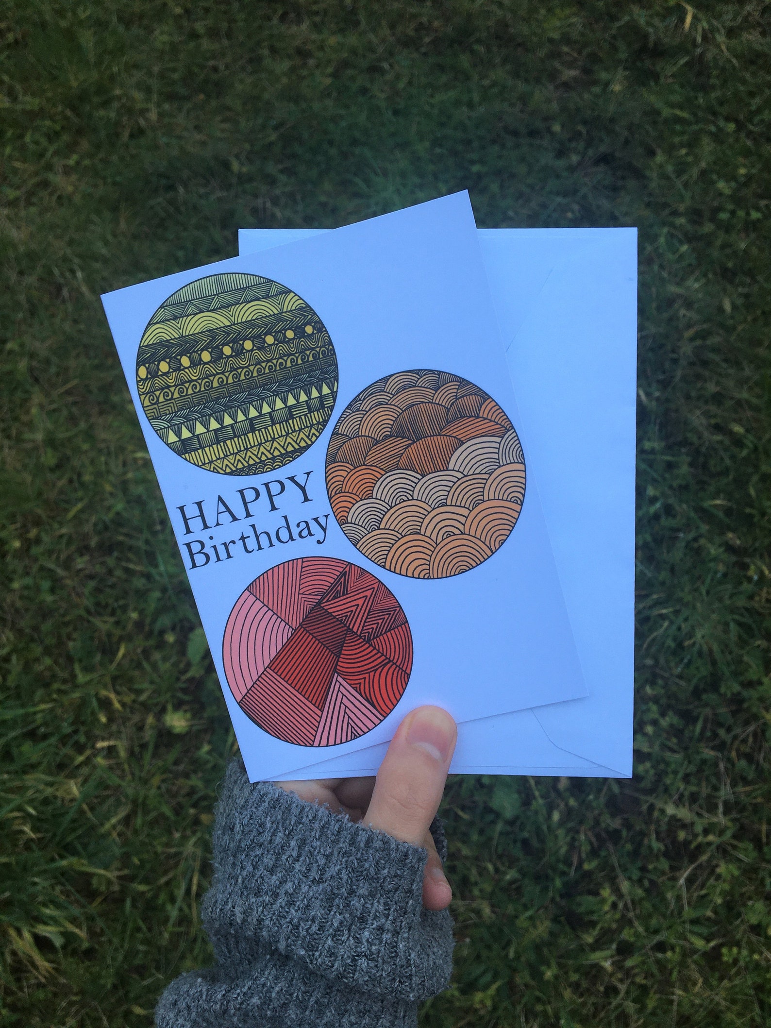 Happy Birthday Card | A6 | Gift | Original Illustration | Handmade ...