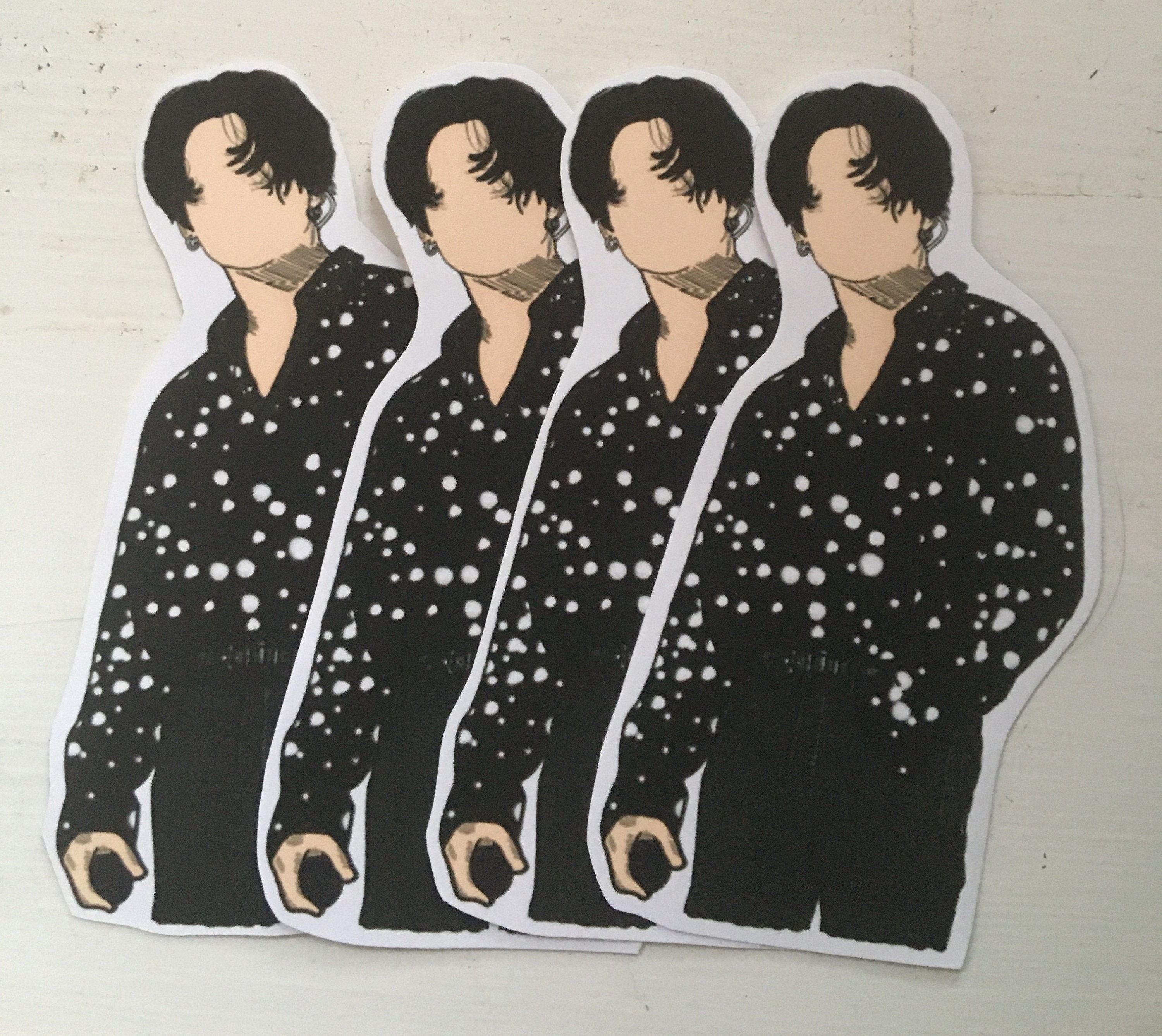 BTS Stickers | Jungkook | JK | Matte Sticker | Decals - Etsy UK