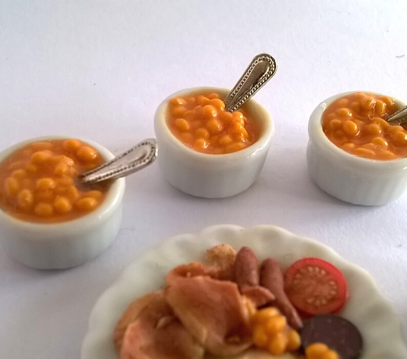 Dolls House Realistic Miniature Food 1:12 scale Dish of | Etsy