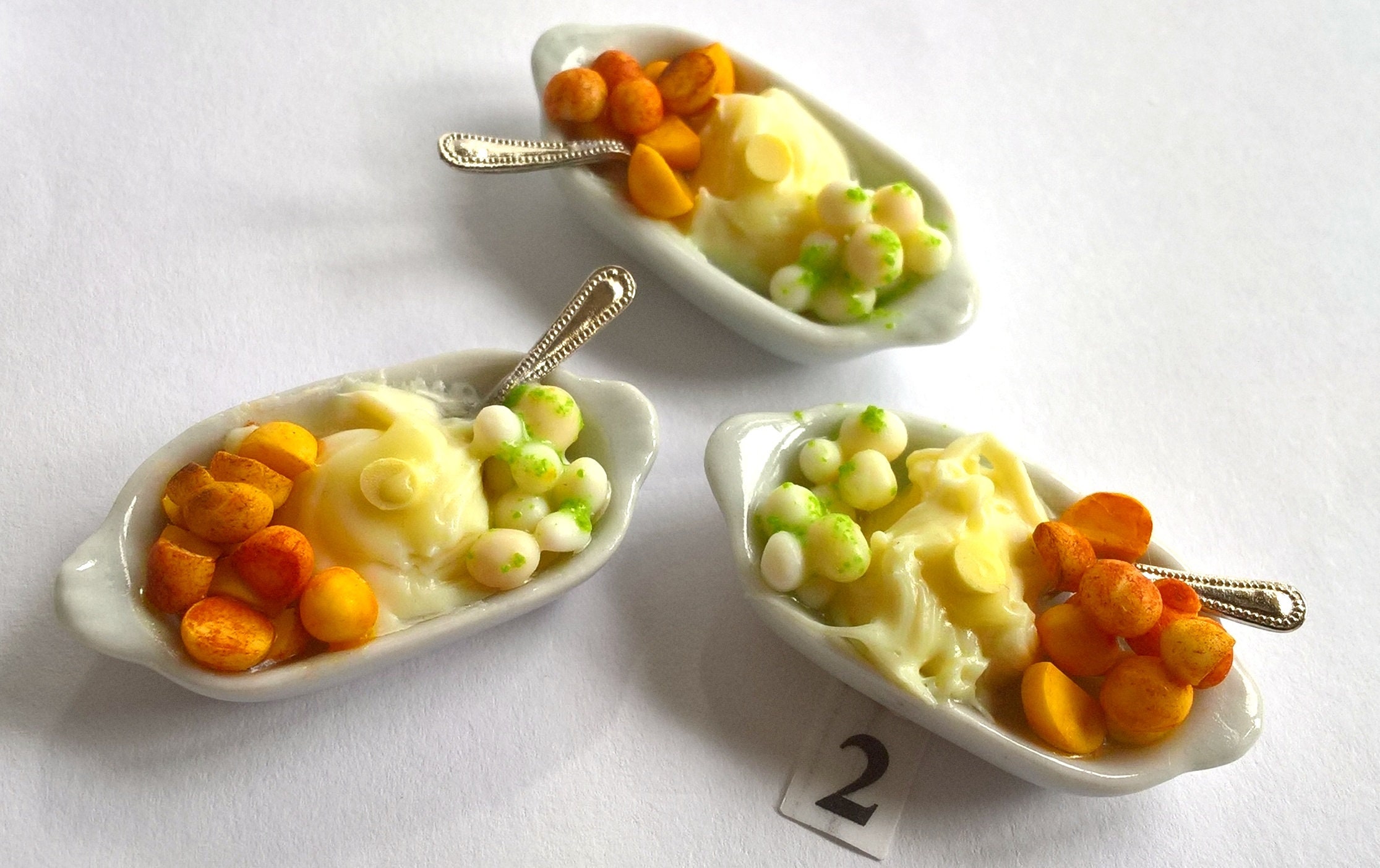 Dolls House Food: Miniature Food China Serving Dishes of | Etsy