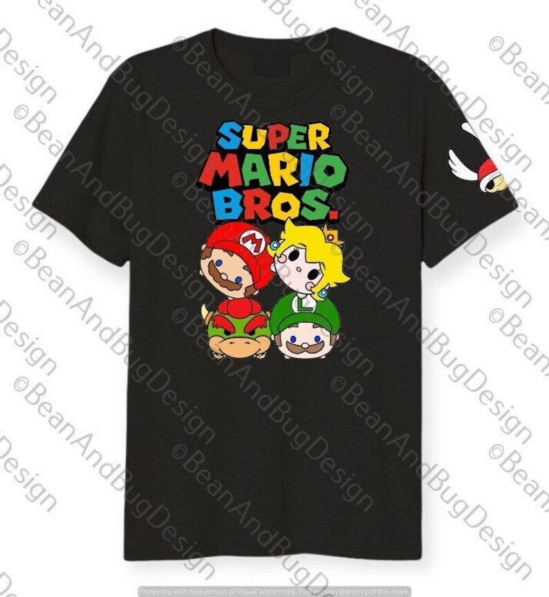 Fanart Super Mario Bros Tsum Tsum Cricut-ready JPG/PNG/SVG - Etsy