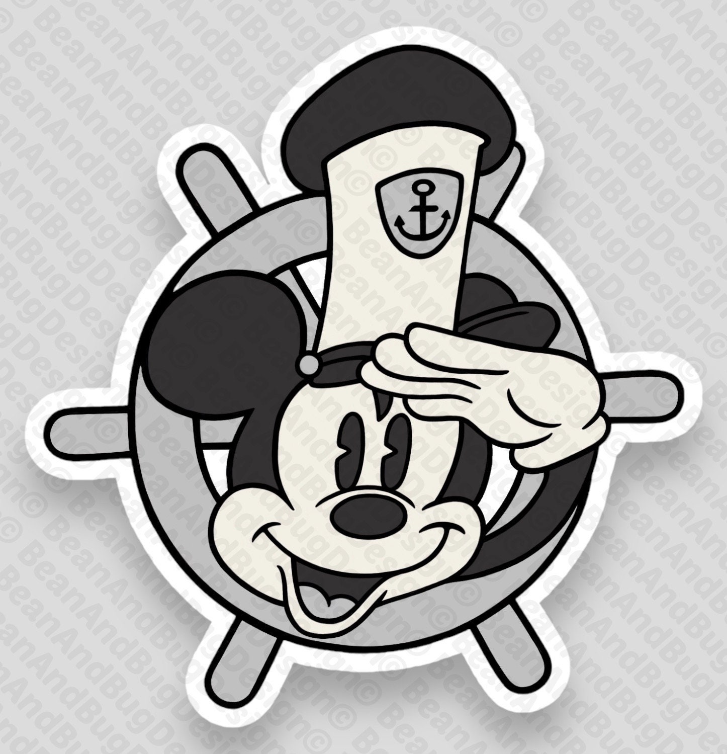 Fanart Steamboat Willy Tugboat Cricut-ready JPG/PNG/SVG Digital Files ...