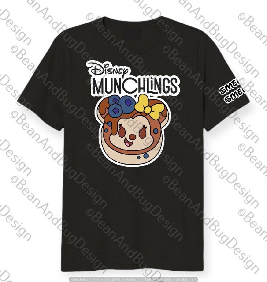 Fanart Minnie Blueberry Pancake Munchling Cricut-ready - Etsy