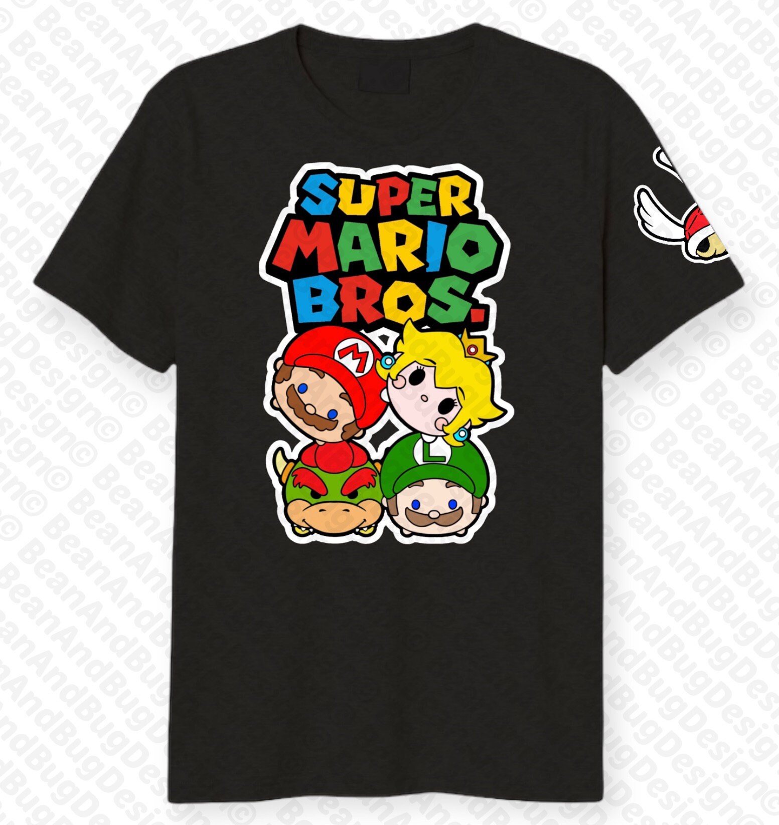 Fanart Super Mario Bros Tsum Tsum Cricut-ready JPG/PNG/SVG Digital ...