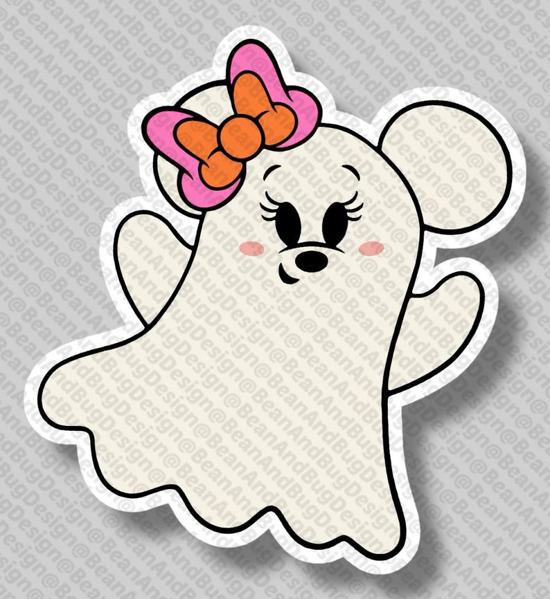 Fanart Mickey and Minnie Ghosts Cricut-ready JPG/PNG/SVG Digital Files ...