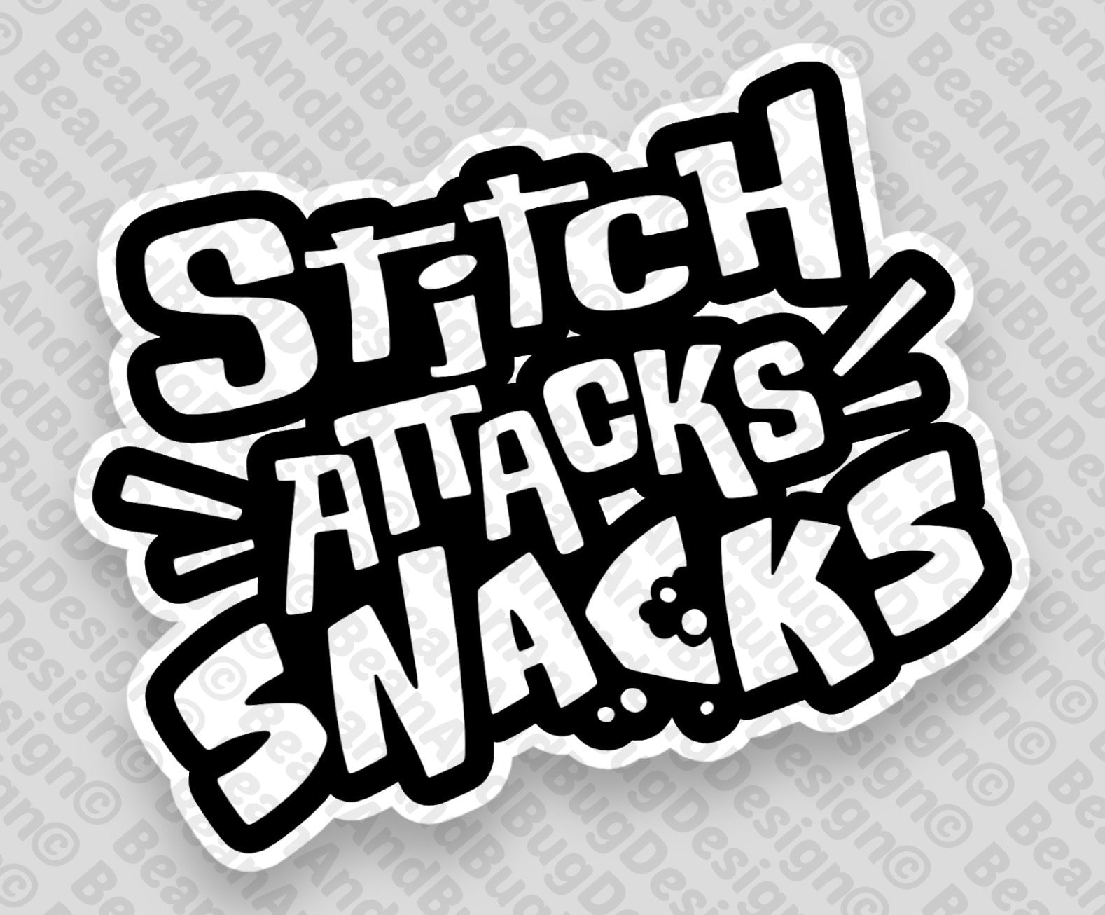 Fanart Stitch Attacks Snacks Pretzels Bundle Cricut-ready JPG/PNG/SVG ...