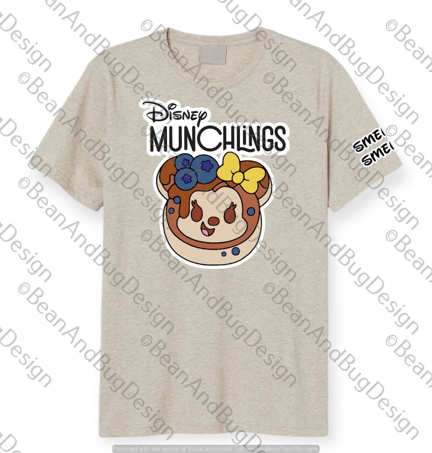 Fanart Minnie Blueberry Pancake Munchling Cricut-ready - Etsy