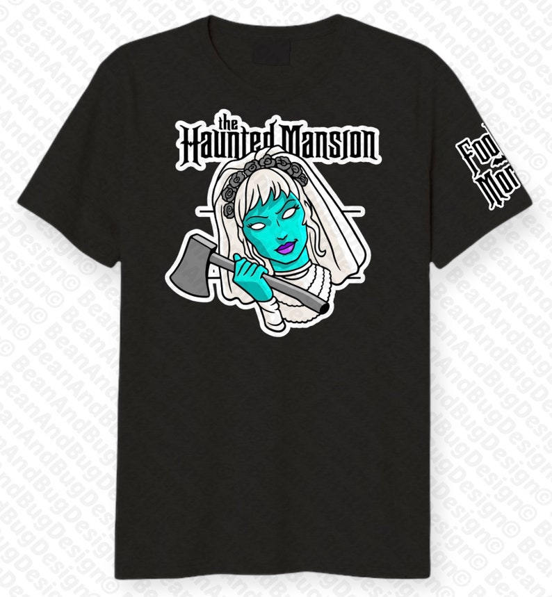 Fanart the Haunted Mansion’s the Bride Cricut-ready PNG/SVG Digital ...