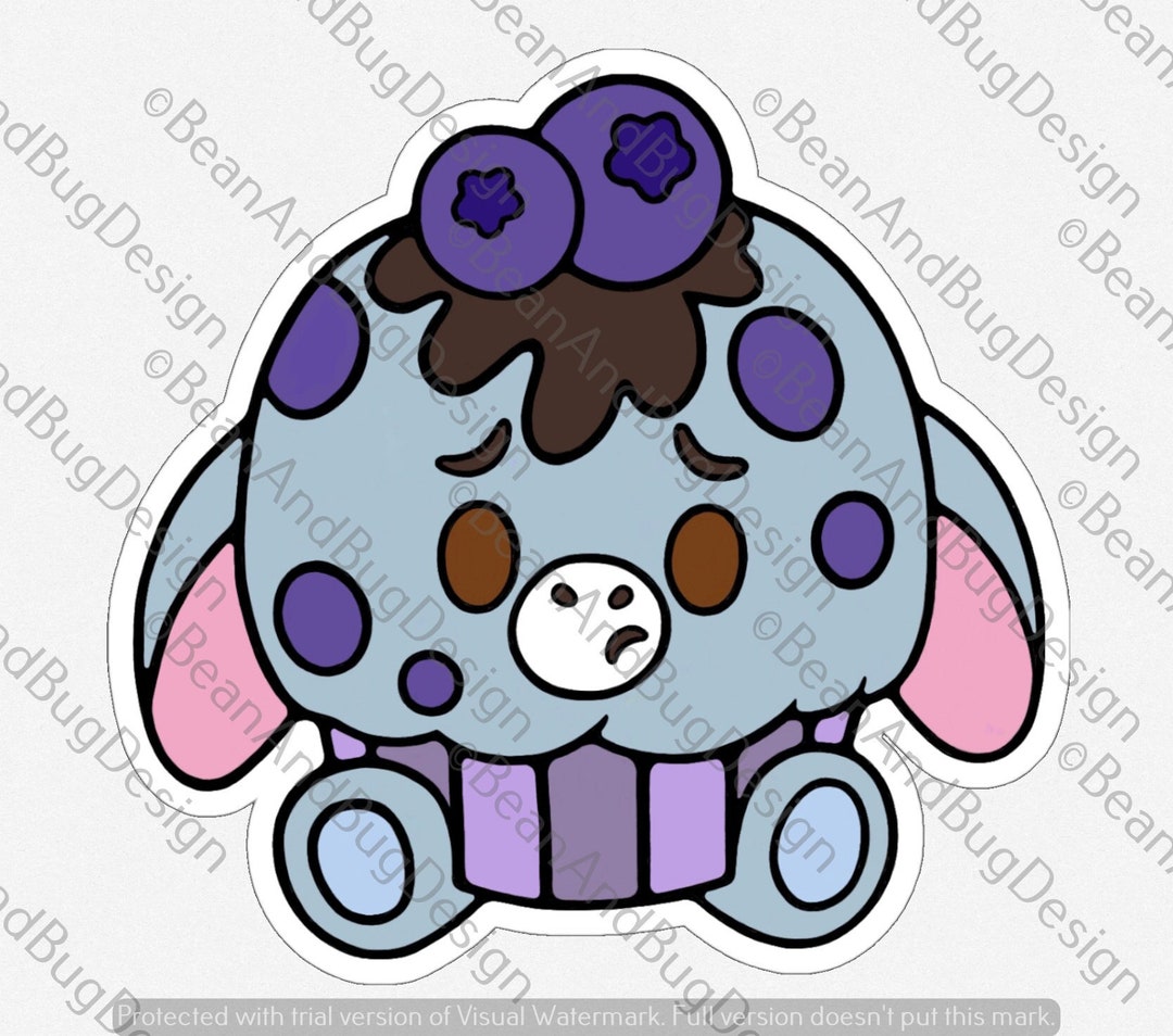 Fanart Eeyore Blueberry Muffin Munchling Cricut-ready - Etsy
