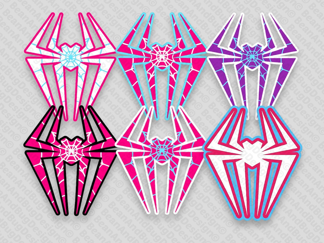 Ghost-spider Gwen Stacy SVG Bundle: Spider-verse Fanart (digital Files ...