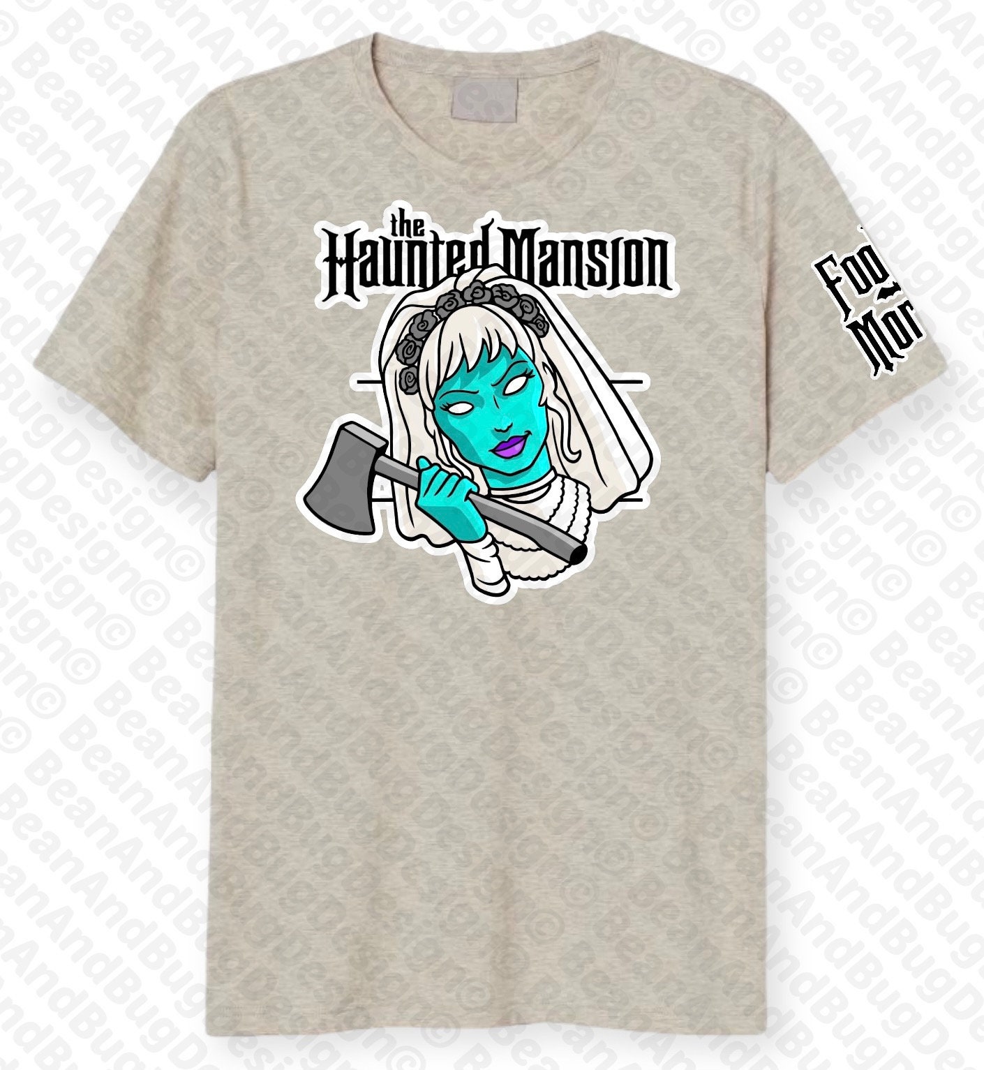 Fanart the Haunted Mansion’s the Bride Cricut-ready PNG/SVG Digital ...