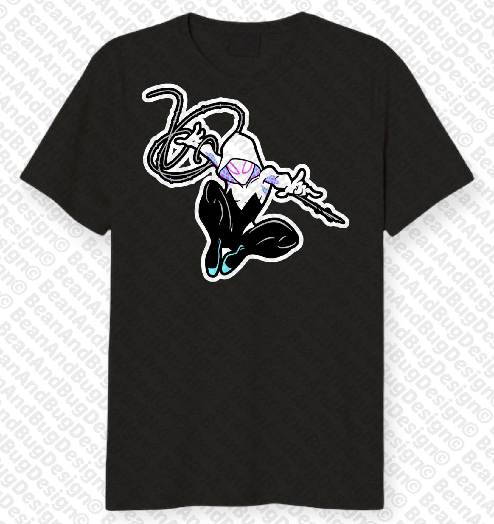 Fanart Ghost Spider Gwen Lasso Cricut-ready JPG/PNG/SVG Digital Files ...
