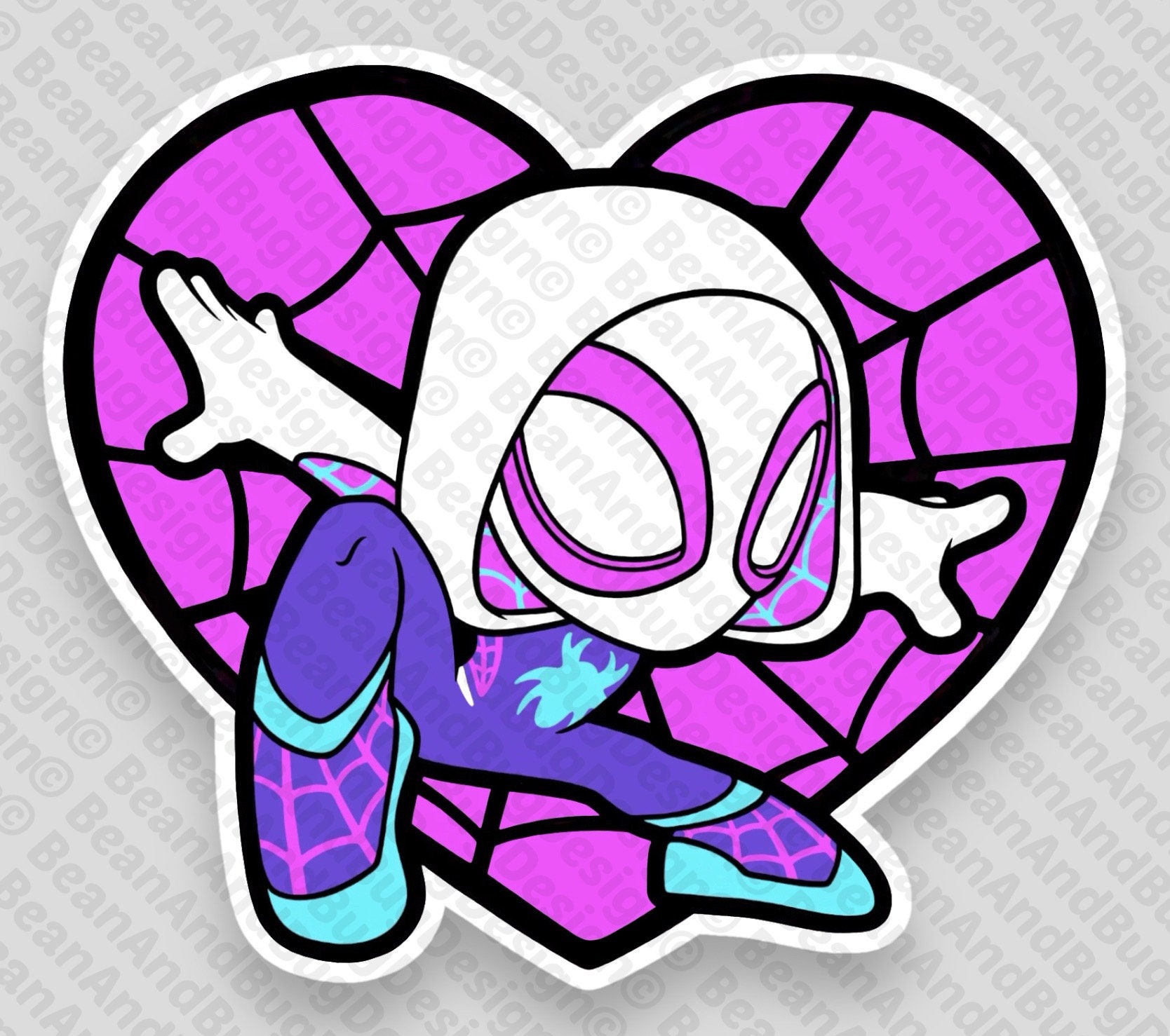 Fanart Love That Ghost Spider Gwen Stacy Cricut-ready JPG/PNG/SVG Digital Files Pack - Etsy