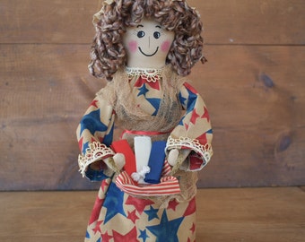 Primitive Patriotic Bald Eagle Decor Patriotic Cloth Doll - Etsy