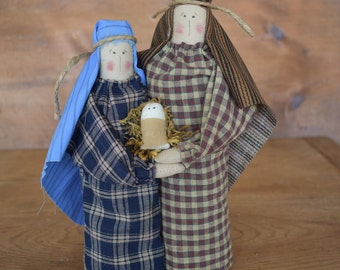 Primitive Nativity - Etsy