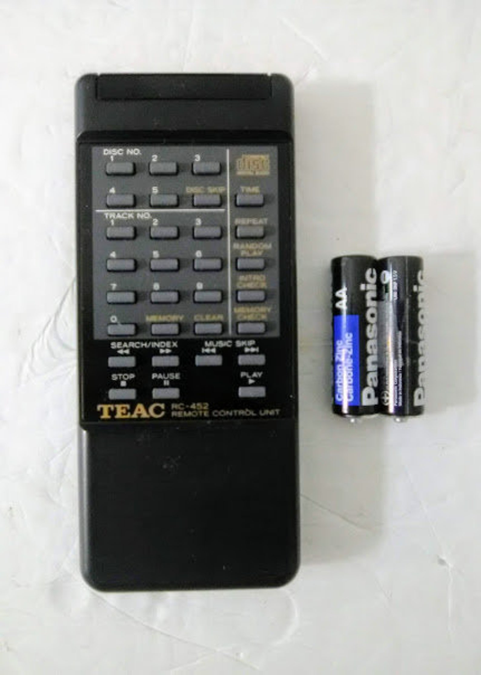 Teac RC-452 Remote Control for Teac PD-D700 5 Disc-cd Changer - Etsy