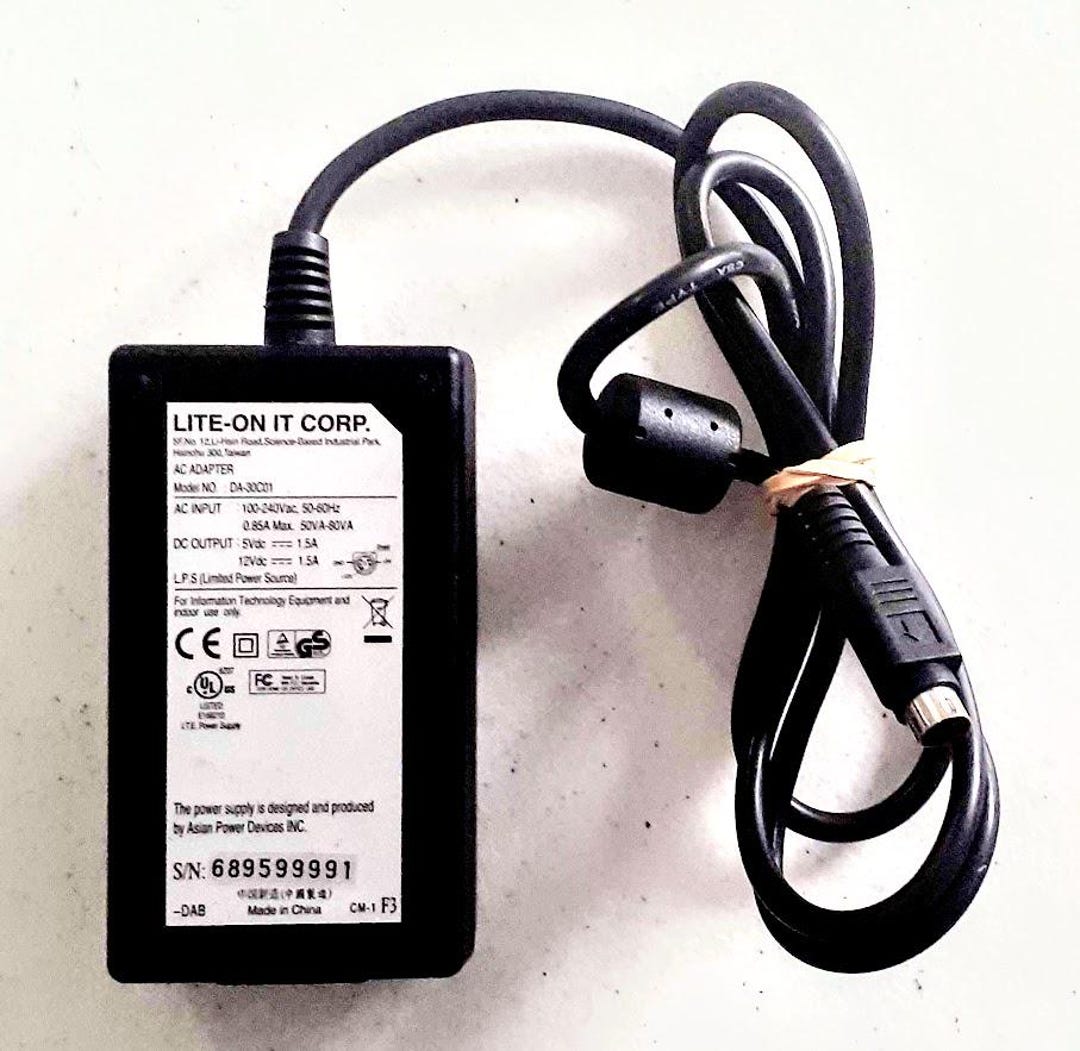 Liteon DA-30C01 5V DC 1.5A, 12V DC 1.5A Power Supply/adapter - Etsy