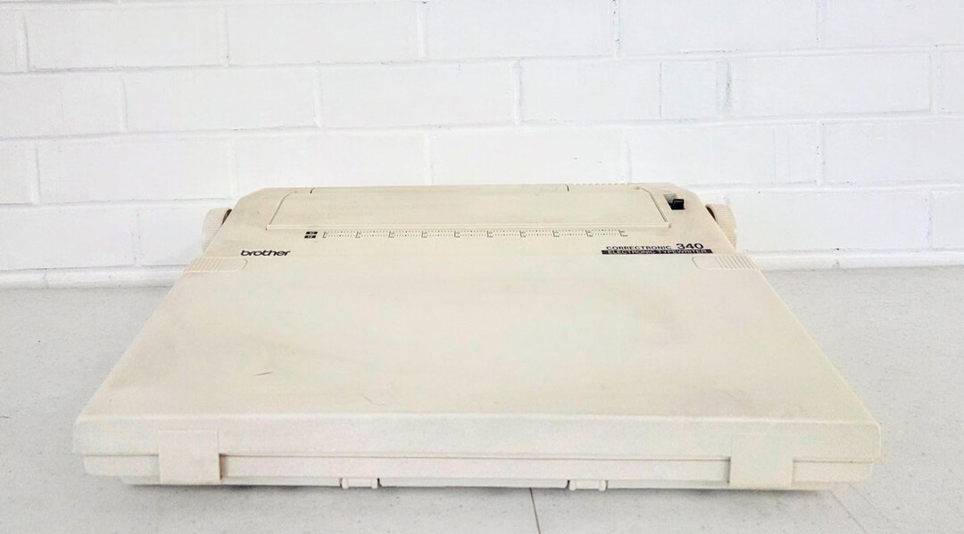 Vintage Brother 340 Correctronic Word-spell Electric Typewriter W ...