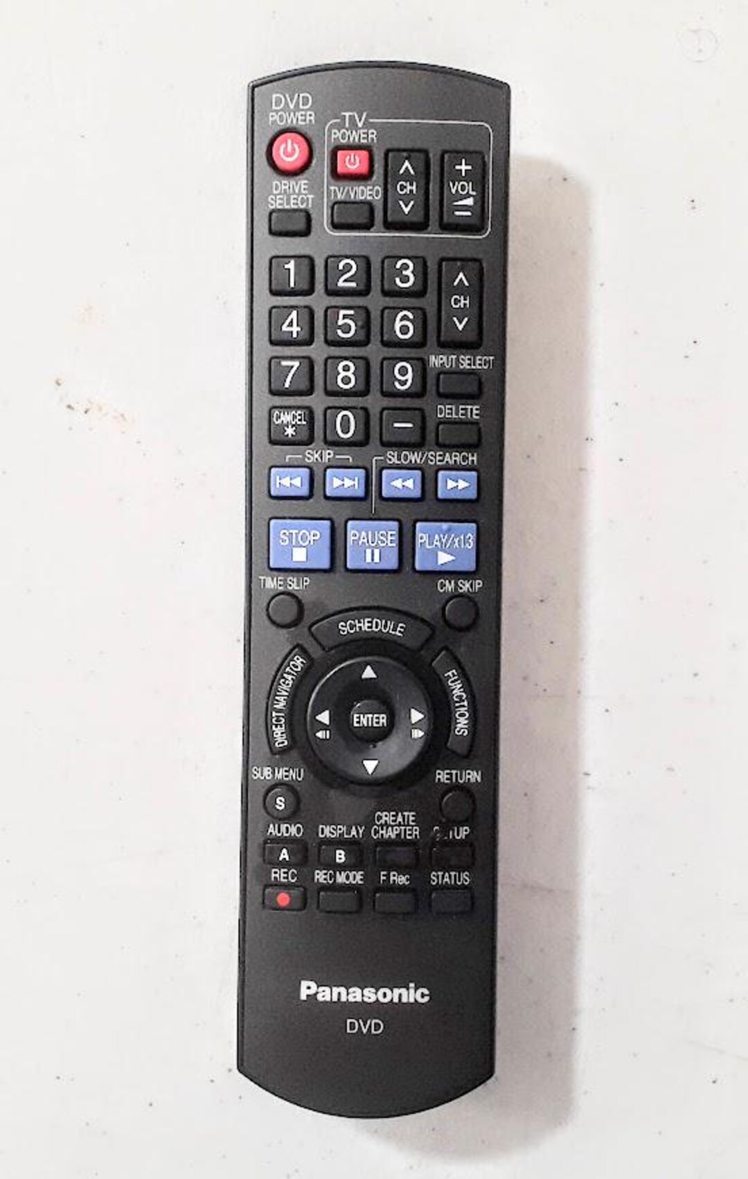 Panasonic EUR7659T70 DVD Recorder Remote Control for Models: DMR-EZ27 ...