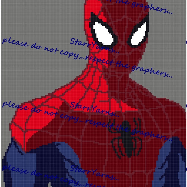 Spiderman Crochet - Etsy