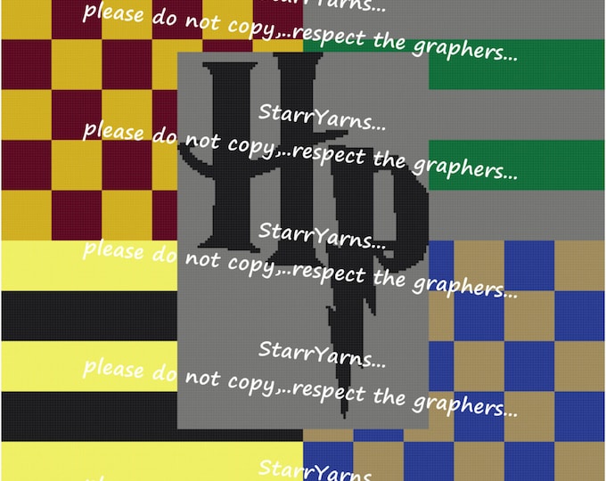 Four Houses Crochet Graphgan Pattern - Etsy