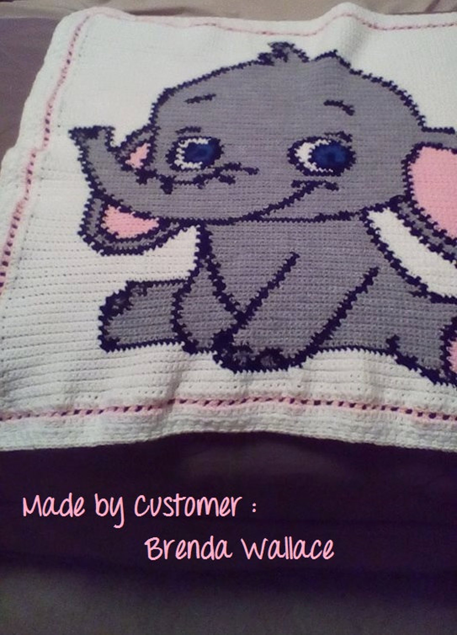 Baby Elephant Crochet Graph Pattern - Etsy