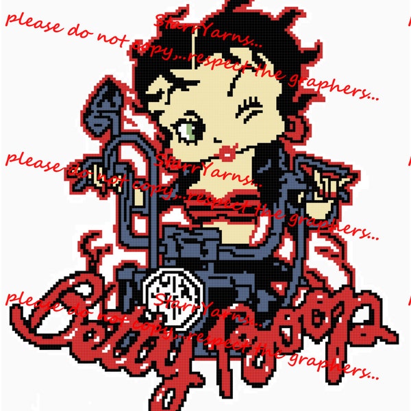 Betty Boop Crochet Pattern - Etsy