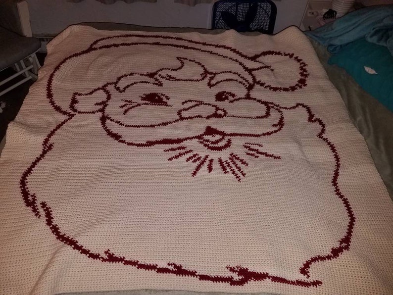 Santa Claus Crochet Graph Pattern - Etsy