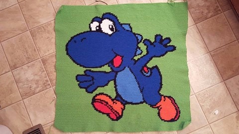 Adorable Dinosaur Crochet Graph Pattern - Etsy