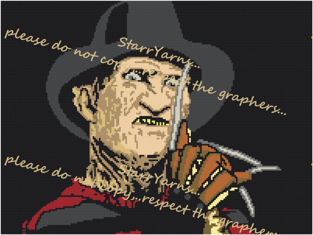 Everyone's Nightmare Crochet Graph - Etsy